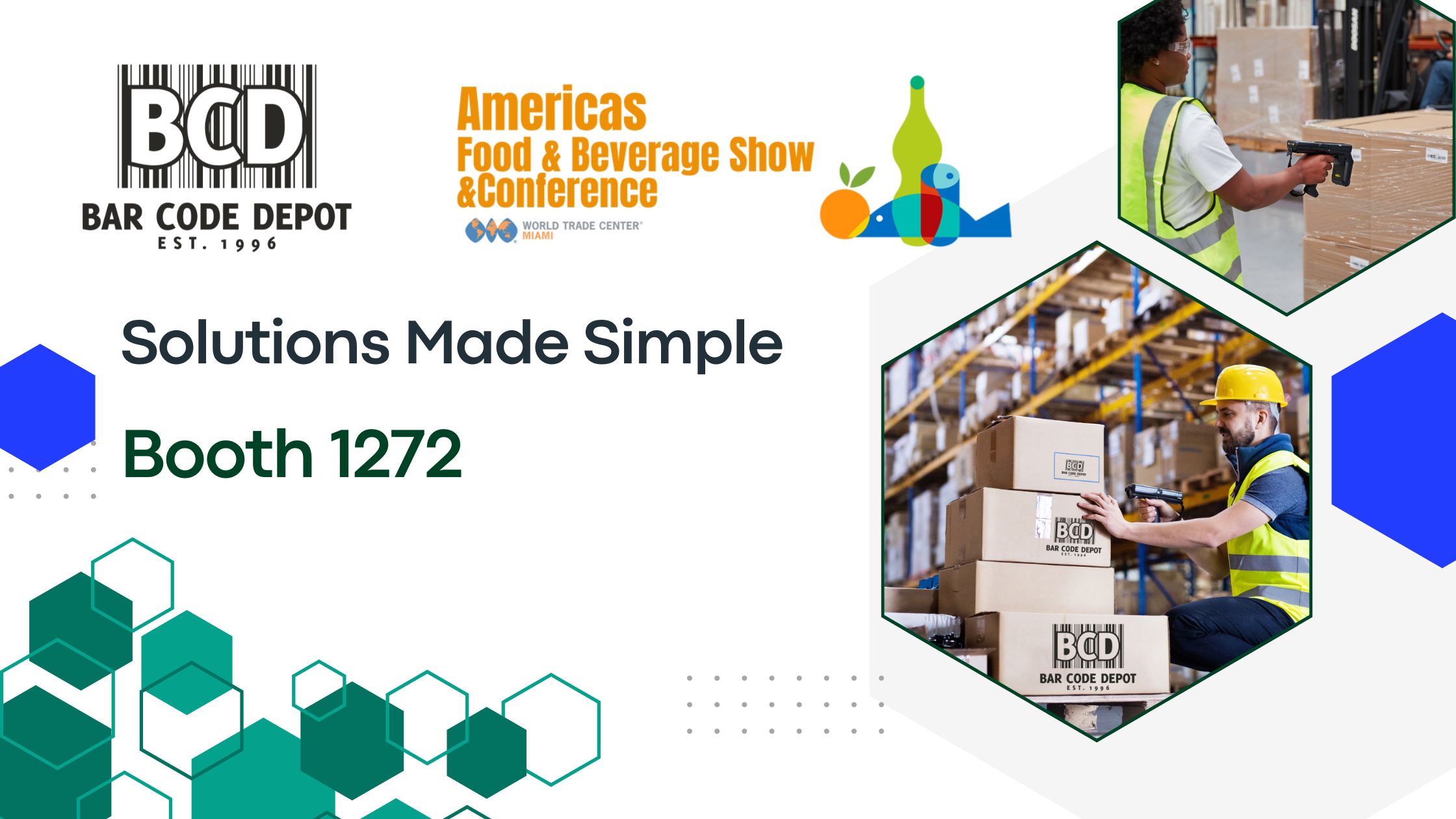 Bar Code Depot: Debuting at the Americas Food & Beverage Show in Miami ...